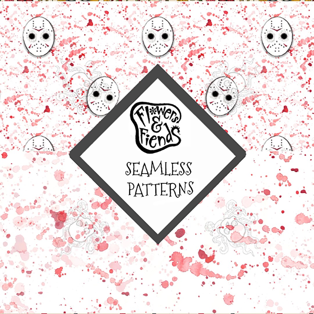 Jason Spatter/ Blood Spatter Seamless Patterns PNG (up to 250) - Etsy