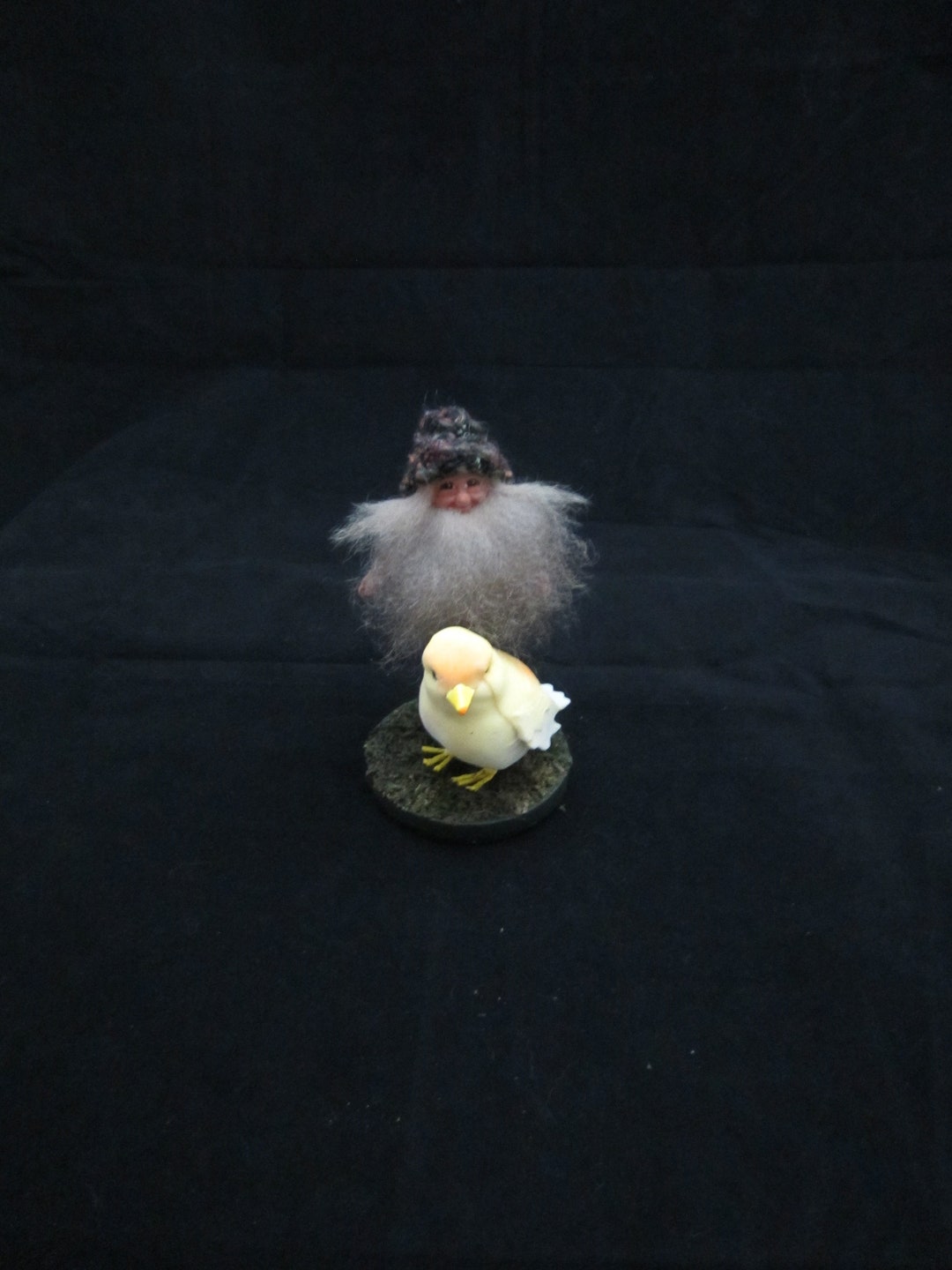 Ooak 358 Unique Tiny Elf With a Chick, Original Design Polymer Clay ...