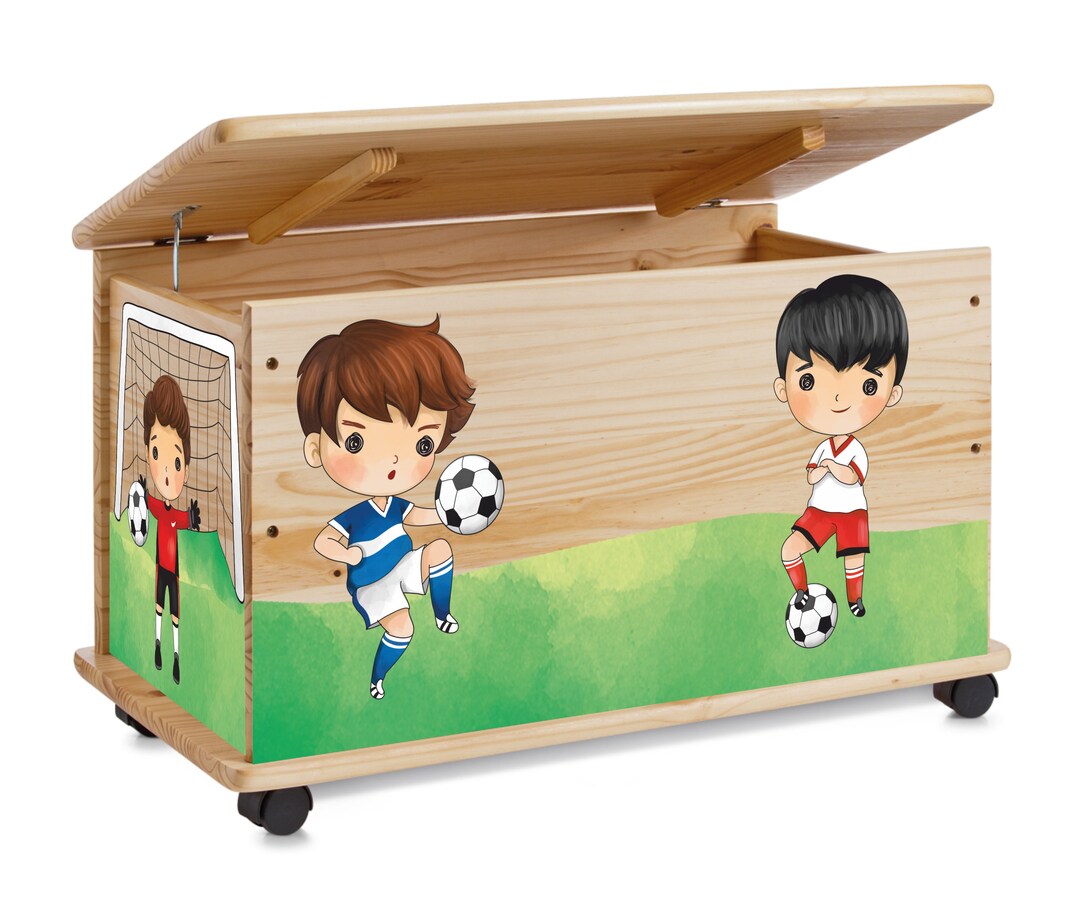 Toy Box Football - Toy Box Wooden Box Children's Room Decoration ...