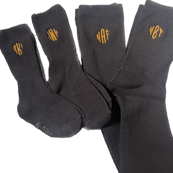 Embroidered Socks - Etsy