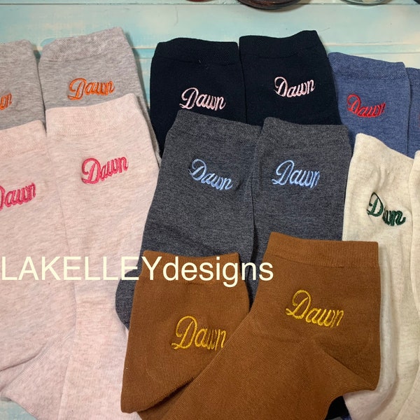 Monogram Boot Socks - Etsy