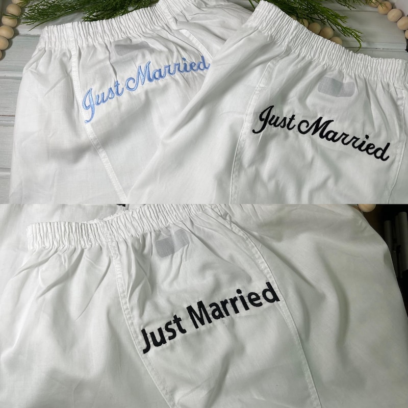 Embroidered Boxers - Etsy