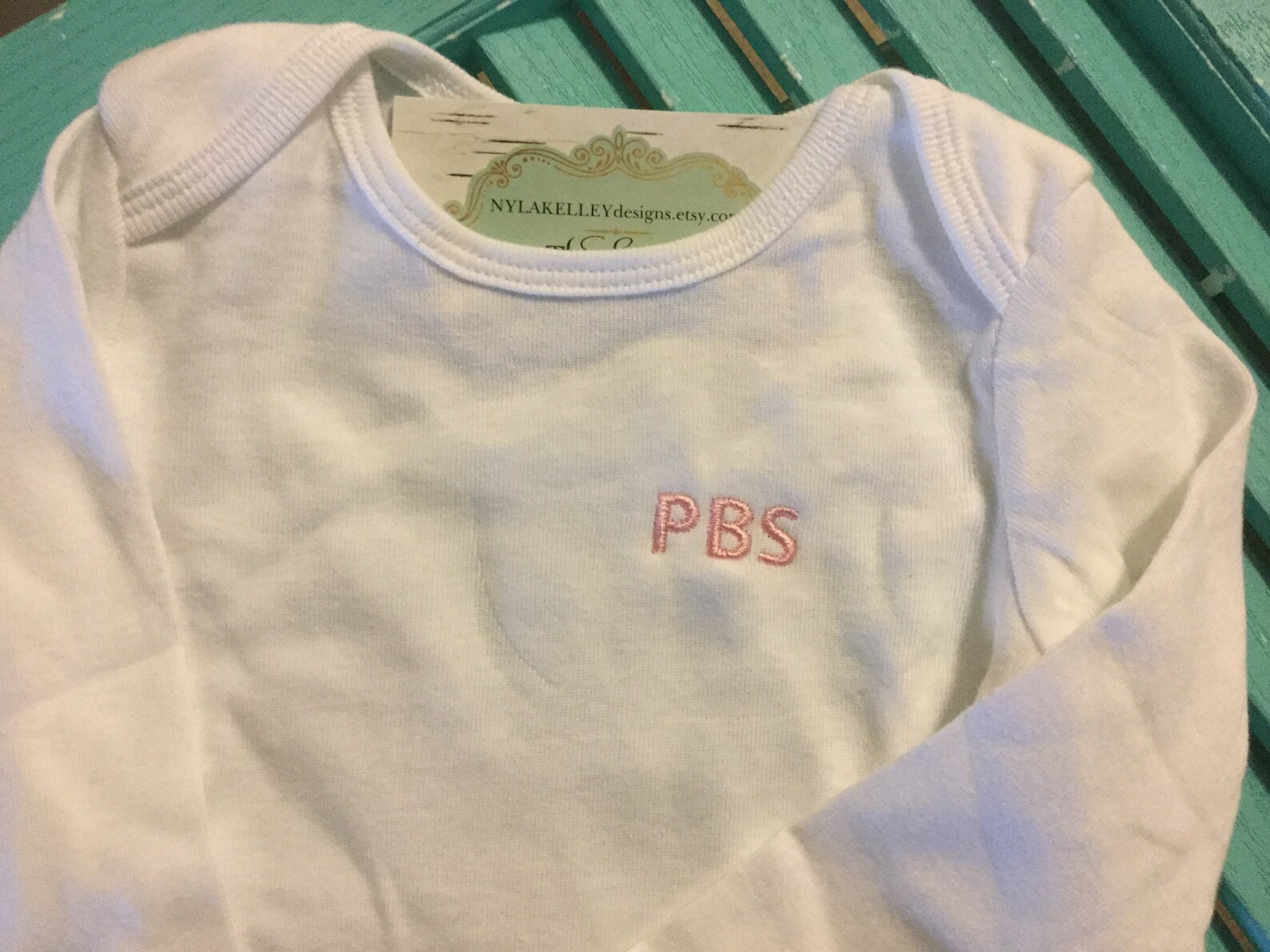 1 Left Corner Pocket Full Block Font Name Gerber Onesie®™ - Etsy