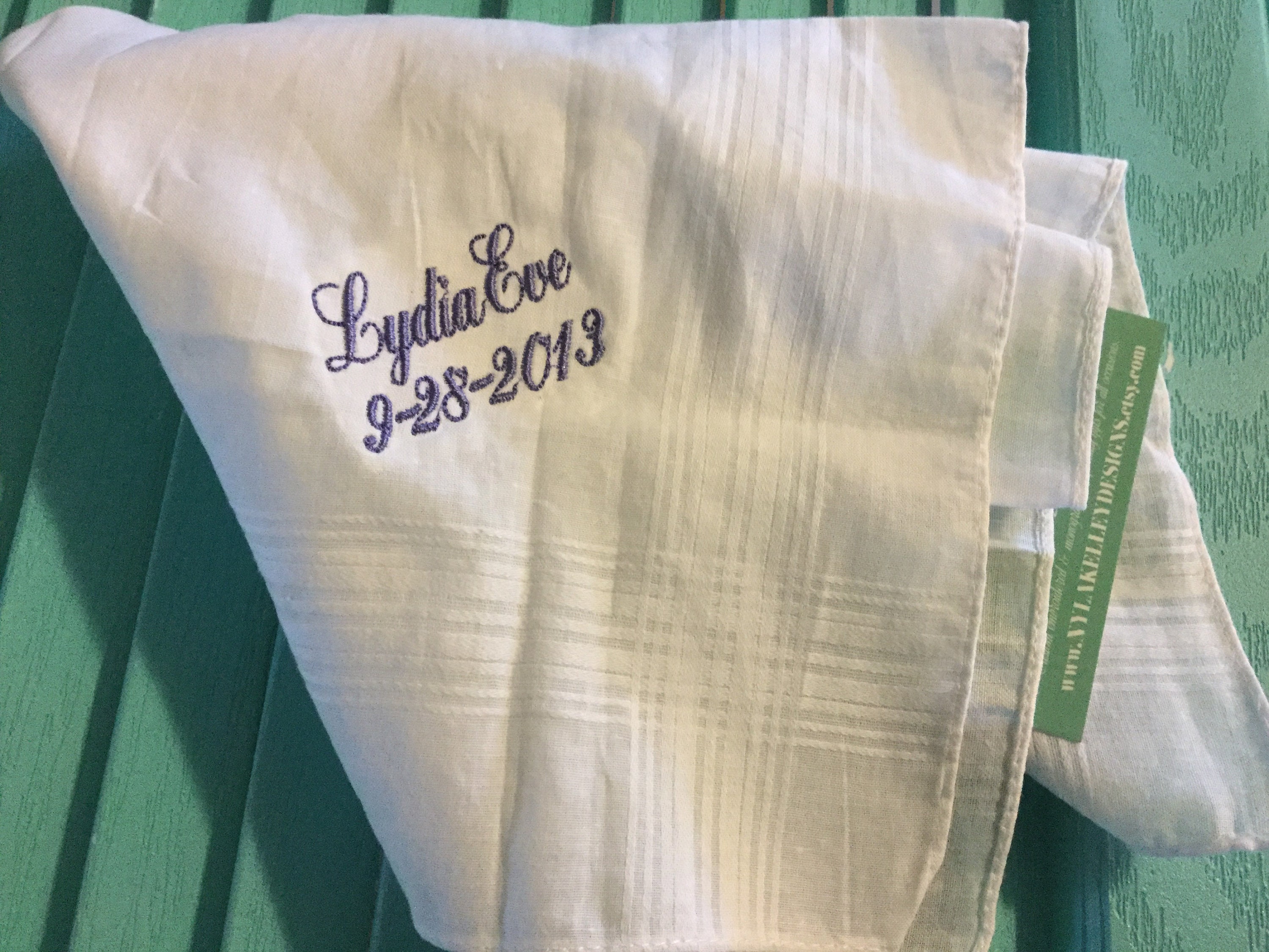 Embroidered Baptismal Handkerchief Infant Baptism Cloth | Etsy