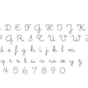 1 Unisex Hand-stitched Cursive Hadley Font Name Gerber Onesie®™ Preemie ...