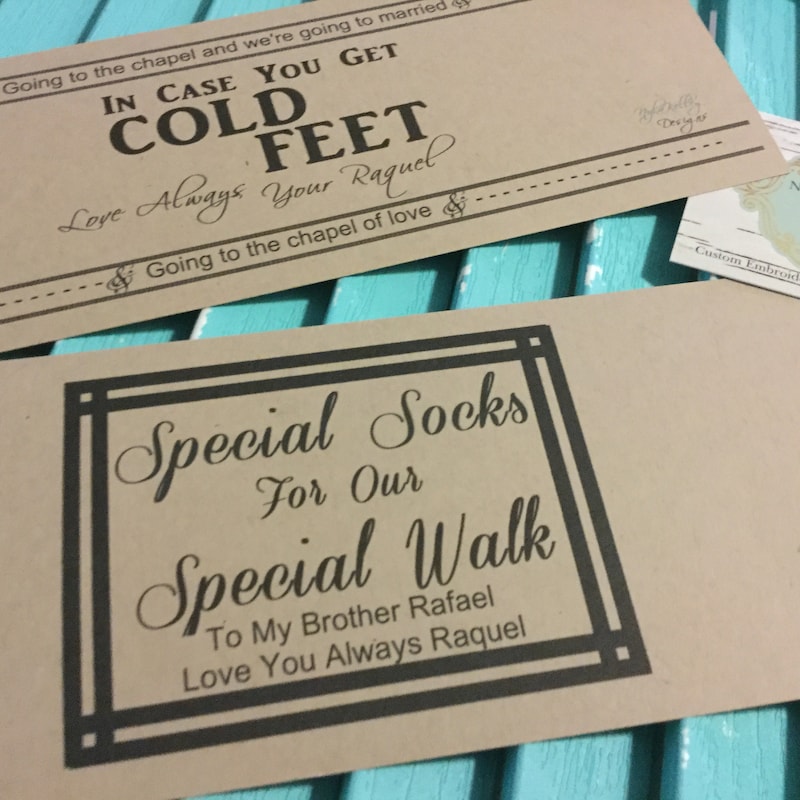 Cold Feet Wedding Socks - Etsy