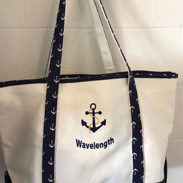 Anchor Tote Bag - Etsy