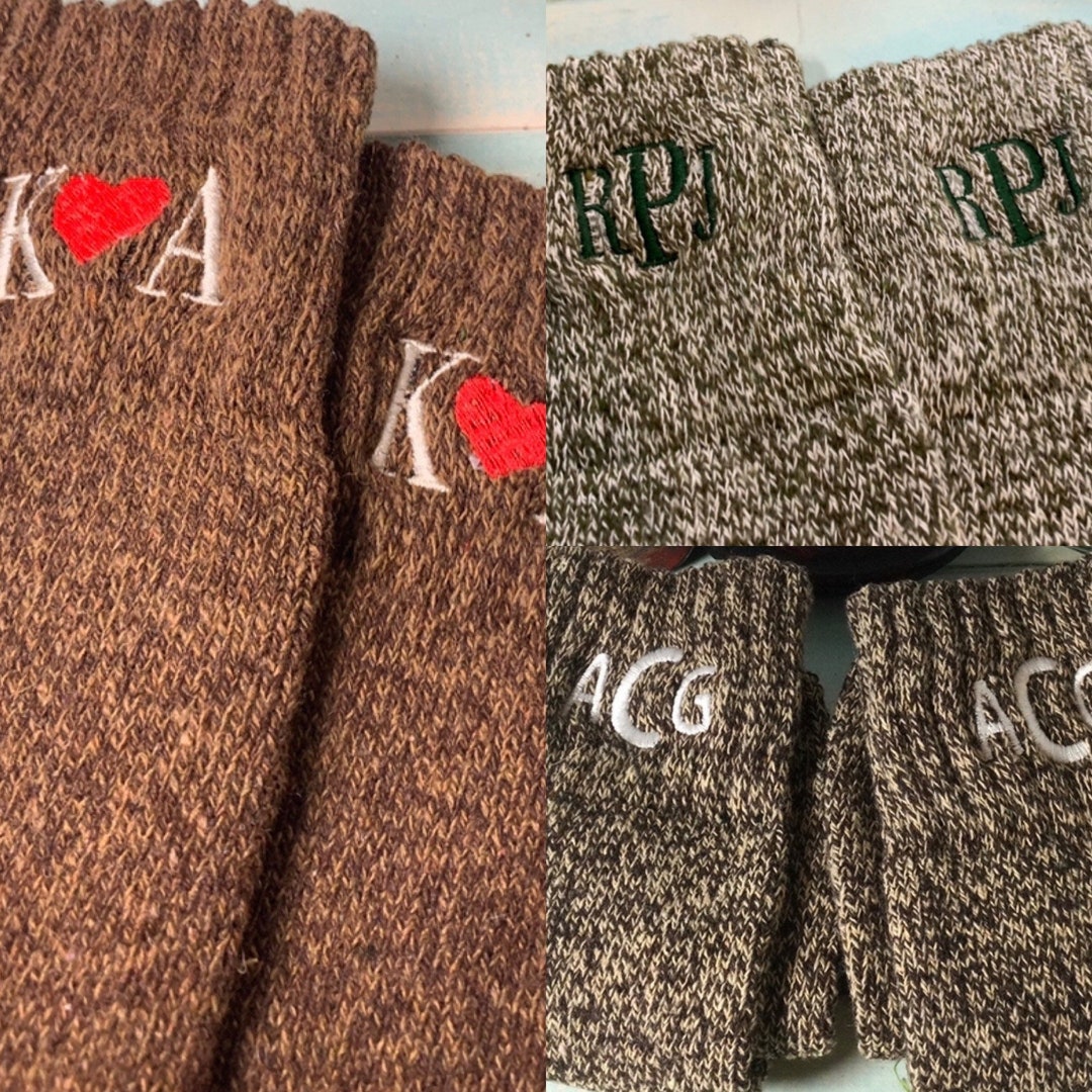 1pr Men’s Merino Brown, Browntweed,olivetweed Thick Wool Crew Socks ...