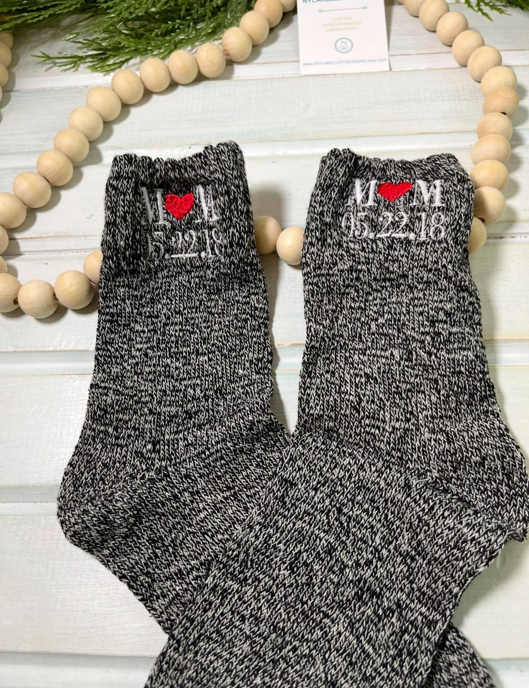 1 Pair Men’s Thick and Nice Wool Casual Crew Solid or Tweed Socks ...