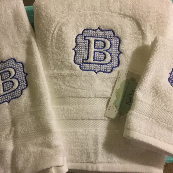 Embossed Monogram - Etsy