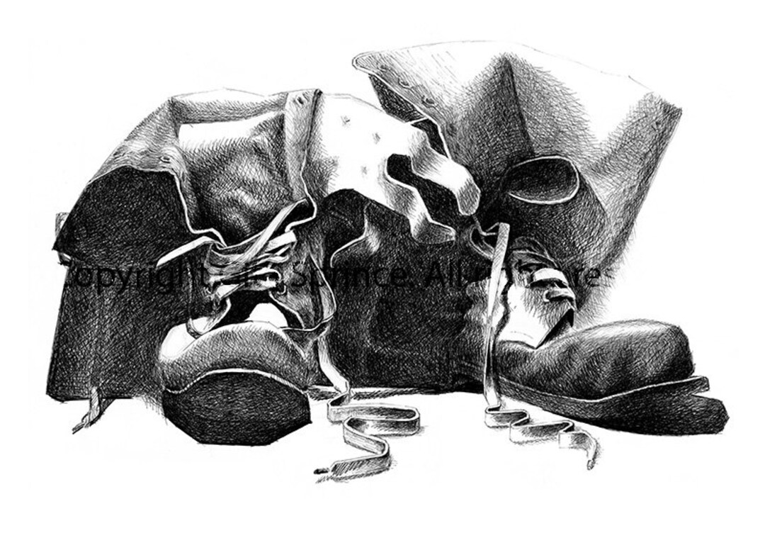 Vintage Old Boots Art Print – Instant Download Printable Decor - Etsy