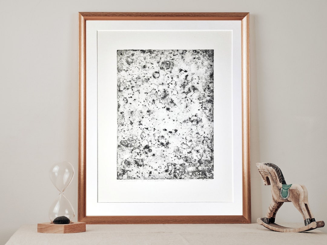 Unique COLLAGRAPH Abstract Art PRINT, Original Artwork, Limited Edition ...