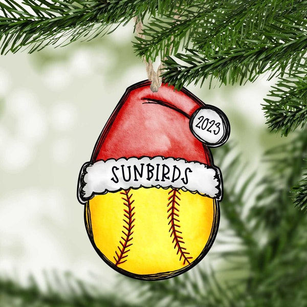 Softball Christmas - Etsy