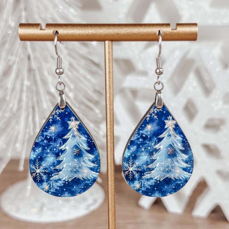 Winter Earrings Dangle - Etsy