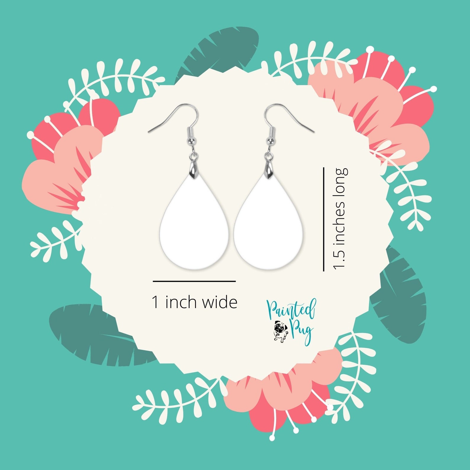 Beach Earrings Beach Dangle Earrings Beach Themed Earrings - Etsy