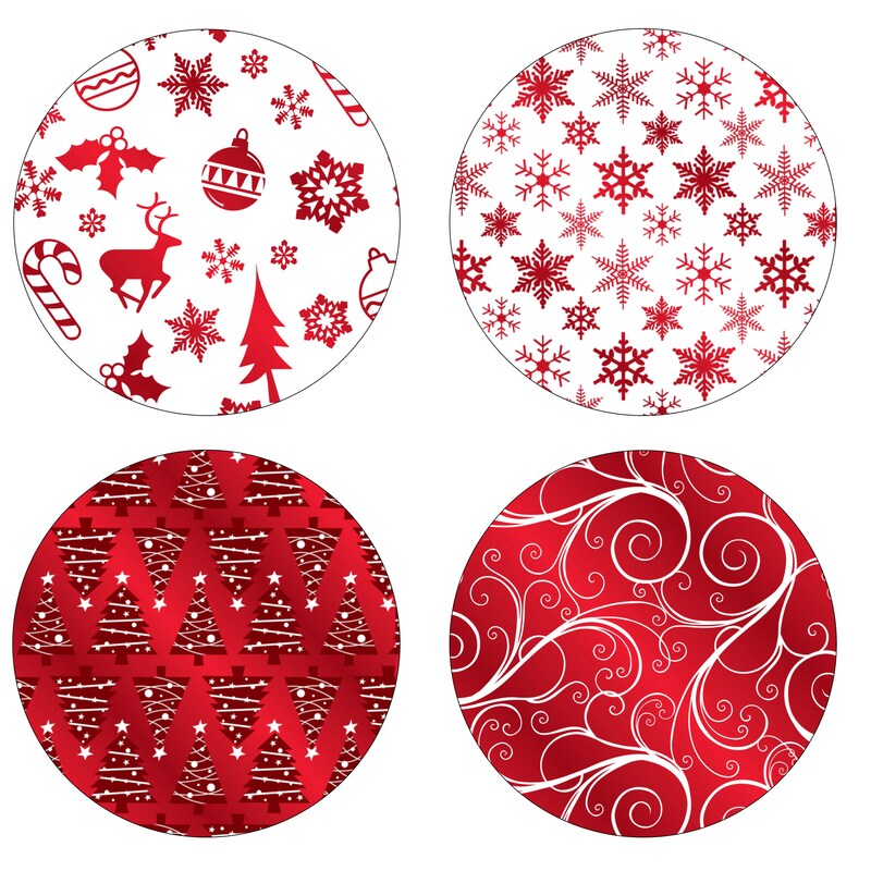 Christmas Coasters - Etsy