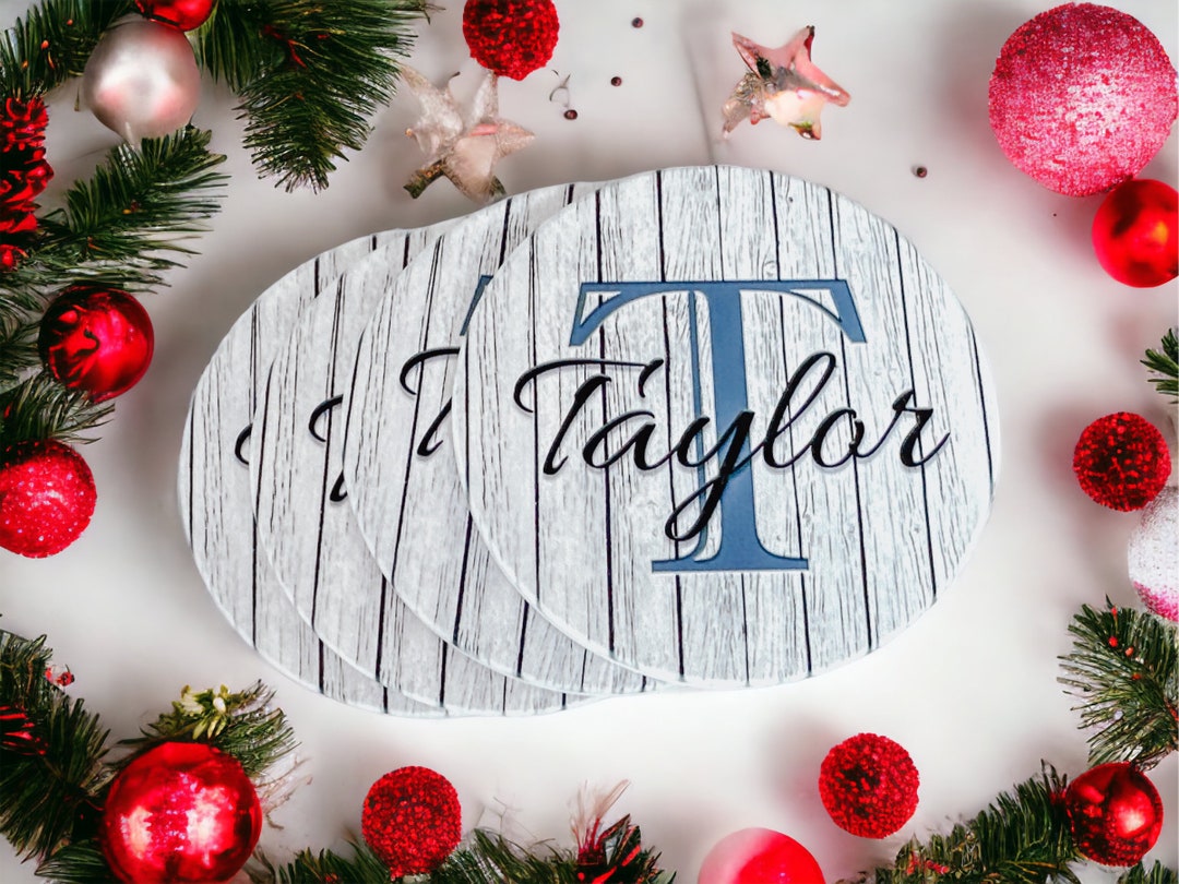 Personalized Coasters, Personalized Gift, Custom Stone Coasters ...