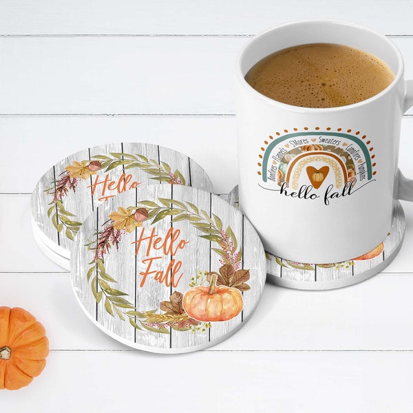 Fall Coasters - Etsy