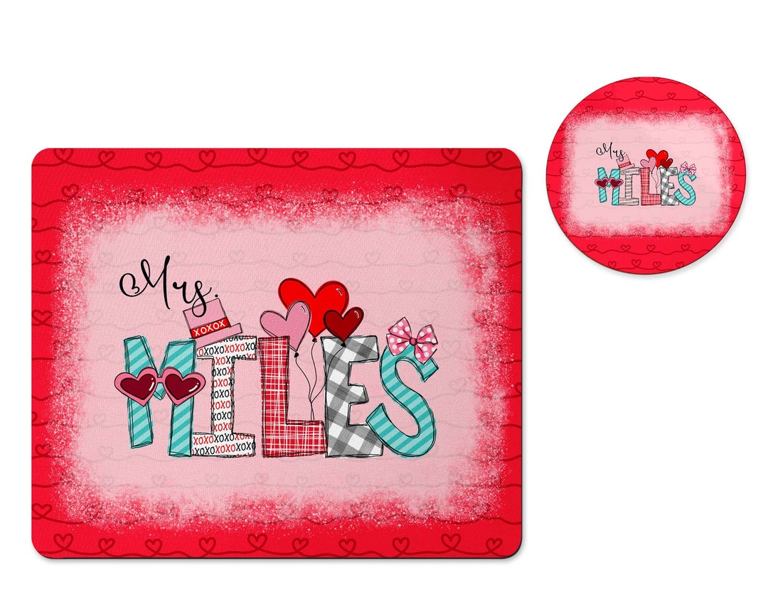 Valentines Day Desk Set, Teacher Valentines Day Desk Set, Valentine ...