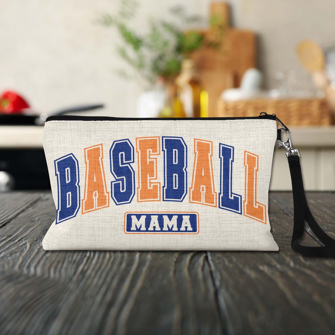 Baseball Mama Wristlet Bag, Baseball Accessories, Sports Mom Gift, Game ...
