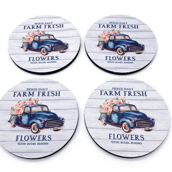 Farmhouse Coasters - Etsy