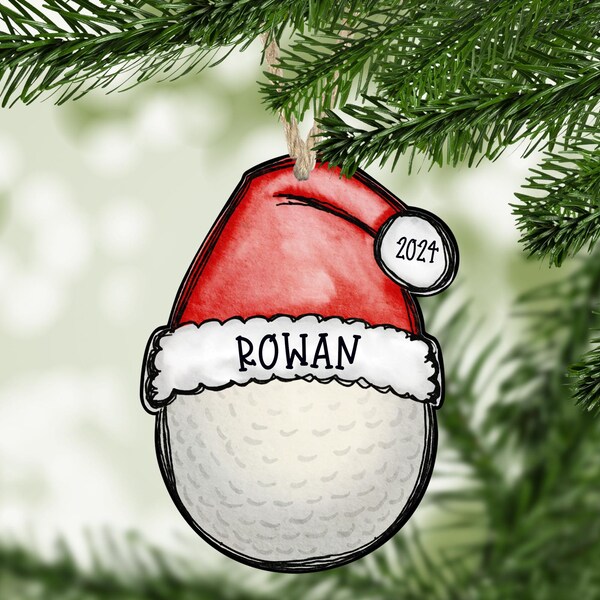 Golf Ball Ornament - Etsy