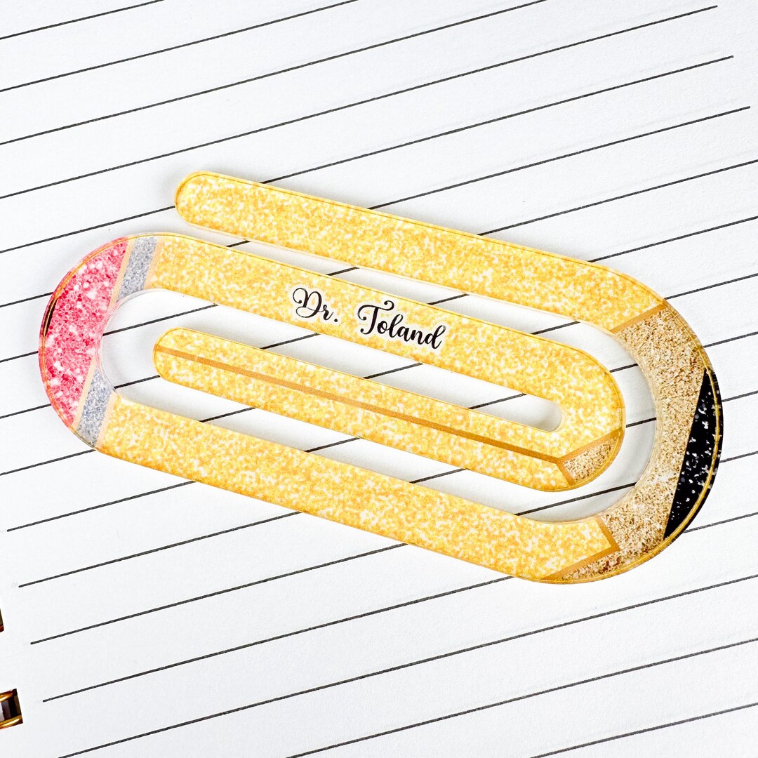 Teacher Jumbo Paper Clips, Jumbo Paper Clips Acrylic, Acrylic Bookmarks ...