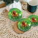 Wisconsin Coasters, Personalized Wisconsin Coaster Set, Wisconsin State ...