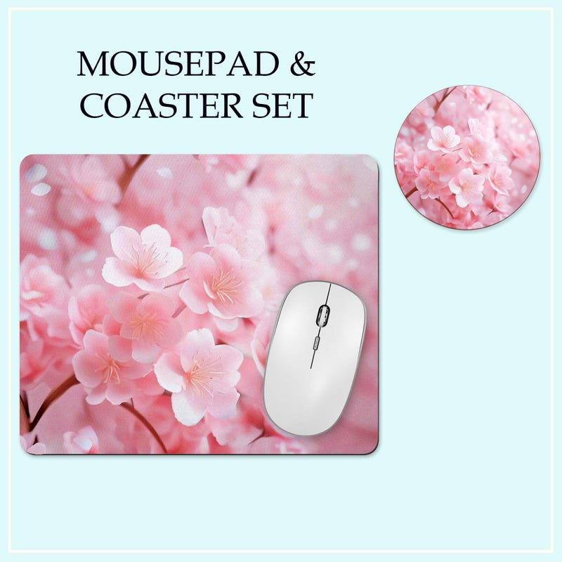 Mouse Pad Cherry Blossom - Etsy