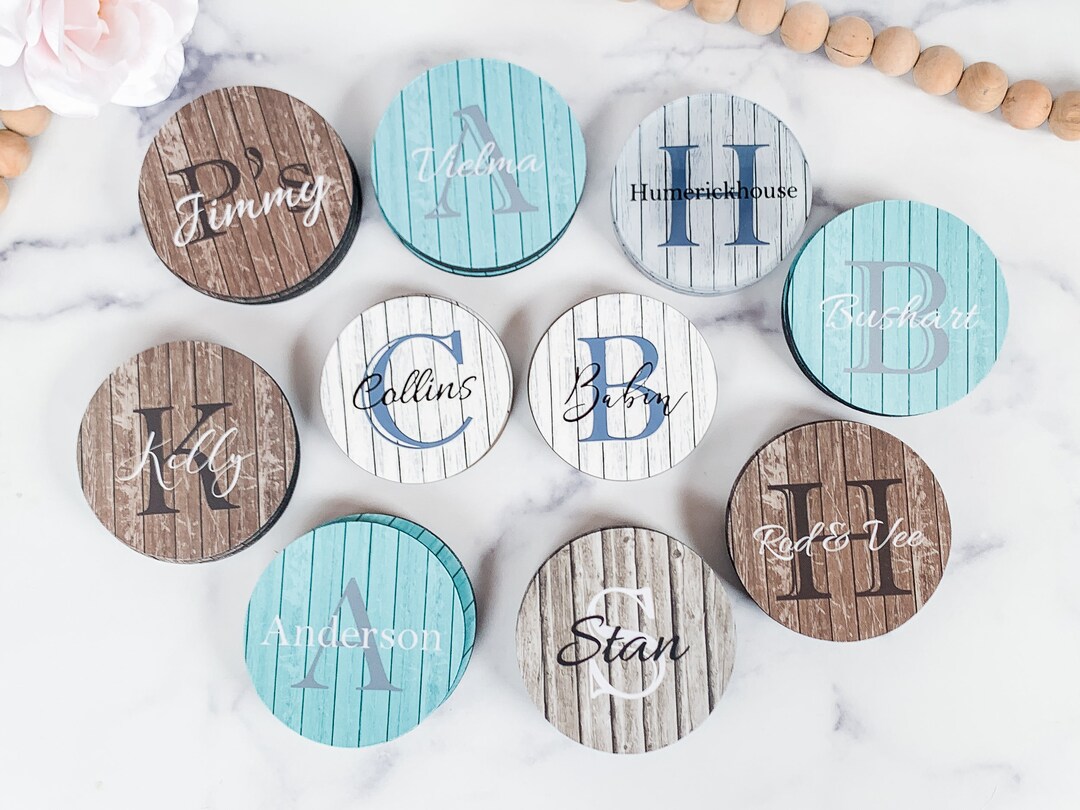 Personalized Coasters, Personalized Gift, Custom Stone Coasters ...