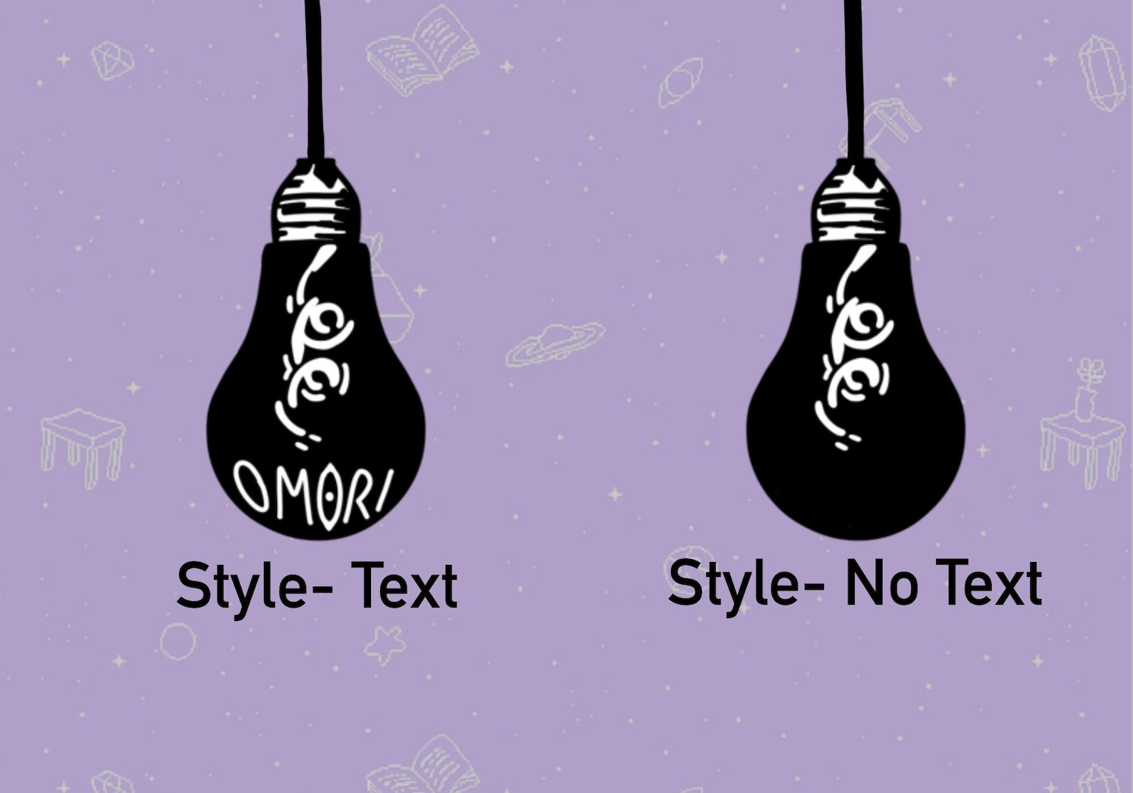 OMORI Inspired Lightbulb Vinyl Decal Sticker - Etsy Singapore