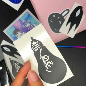 OMORI Inspired Lightbulb Vinyl Decal Sticker - Etsy