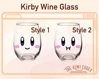 Kirby Glass Cups - Etsy