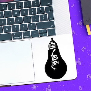 OMORI Inspired Lightbulb Vinyl Decal Sticker - Etsy