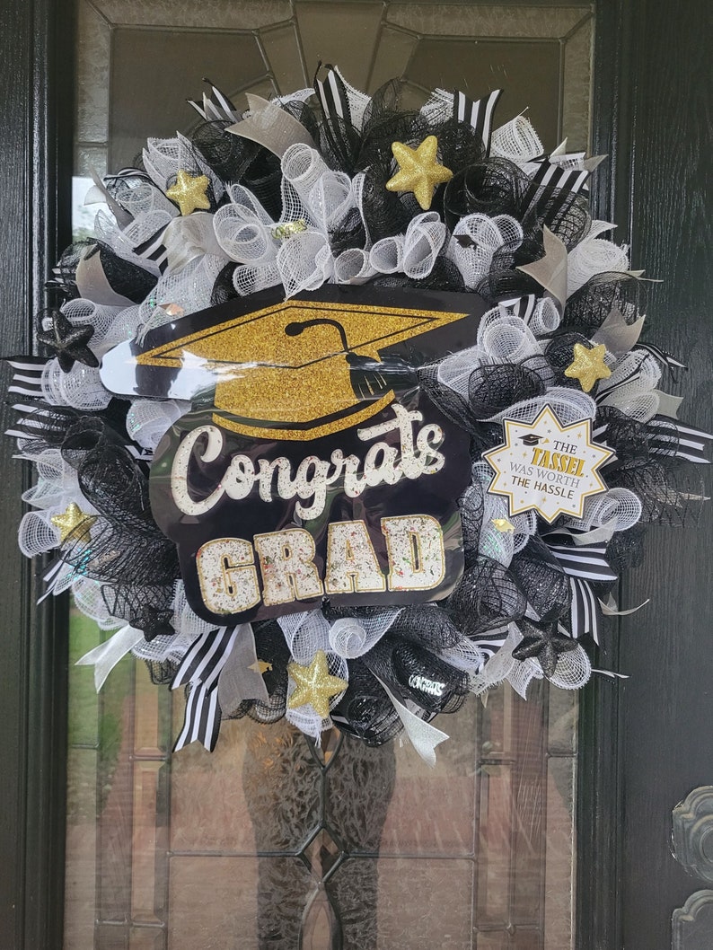 Congrats Graduate, Graduation Wreath - Etsy