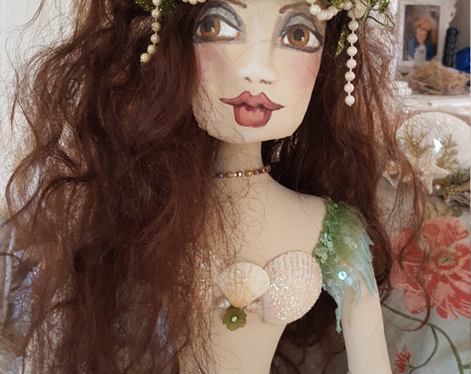 Mermaid OOAK Art Doll by Katherine Kiss - Etsy