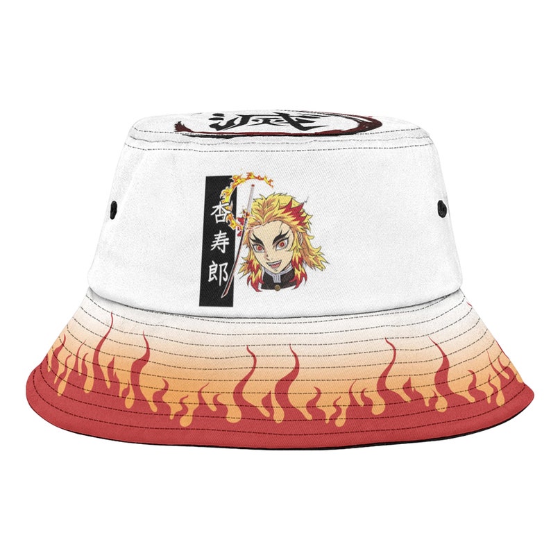 Kyojuro Rengoku Anime Bucket Hat - Etsy