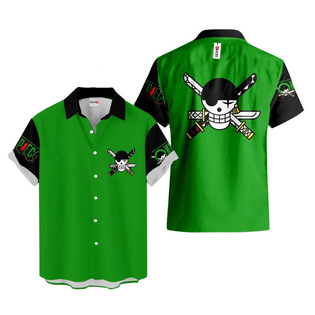 Roronoa Zoro Hawaiian Shirts Custom - Etsy
