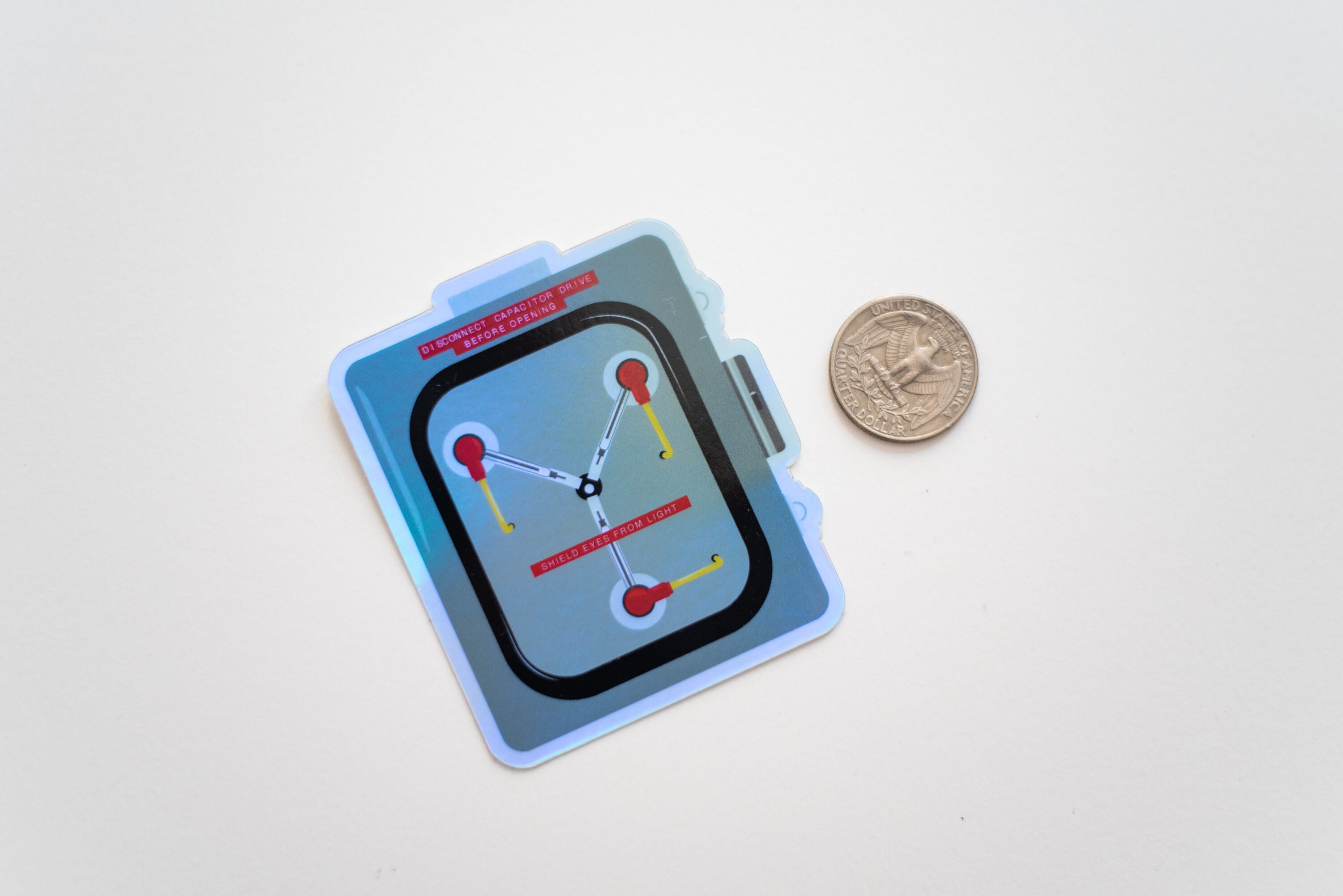Flux Capacitor Holographic Vinyl Sticker | Back to the Future | BTTF - Etsy