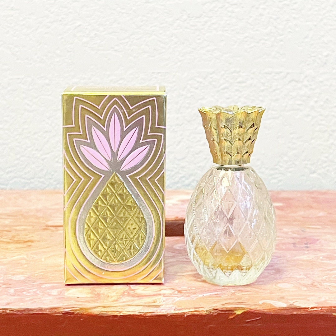 X Pineapple Petite Charisma Clear Glass Miniature Pineapple Perfume ...