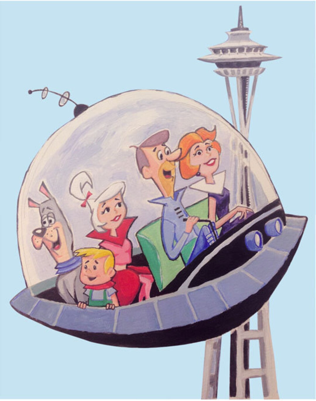 Jet City Jetsons - Art Print - Etsy