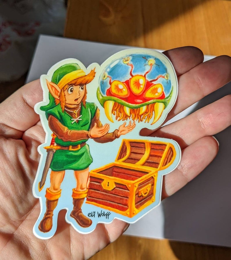 Link Metroid Vinyl Sticker - Etsy
