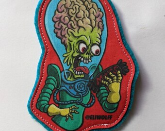 Mars Attacks Fabric - Etsy