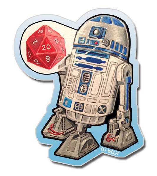 R2-D20 Vinyl Sticker | Etsy