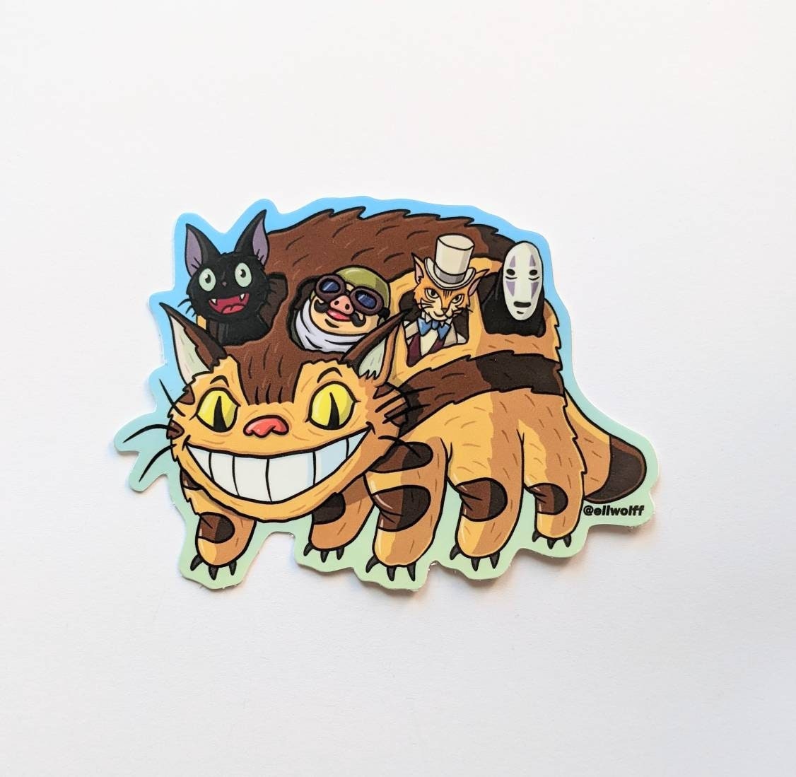Catbus and Friends Vinyl Sticker - Etsy