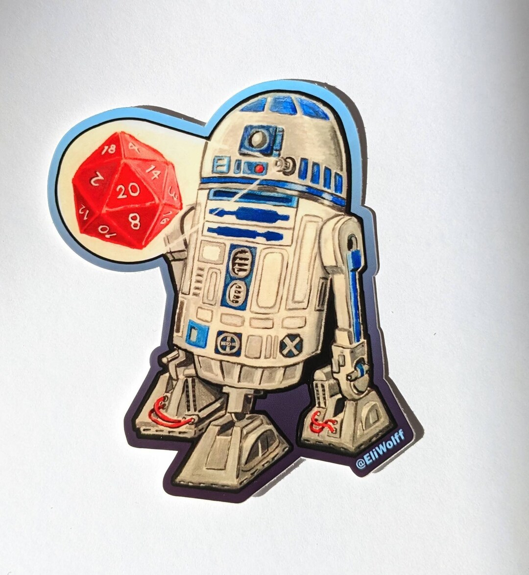 R2-D20 - Vinyl Sticker - Etsy