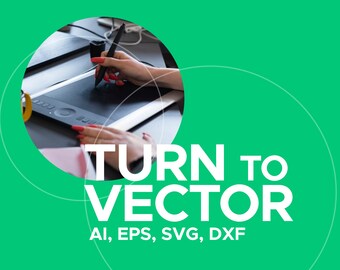 Vector Conversion Vectorize Logo Raster to Vector Image to - Etsy