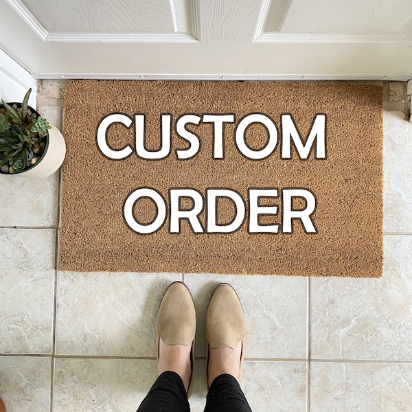 Custom Doormat - Etsy