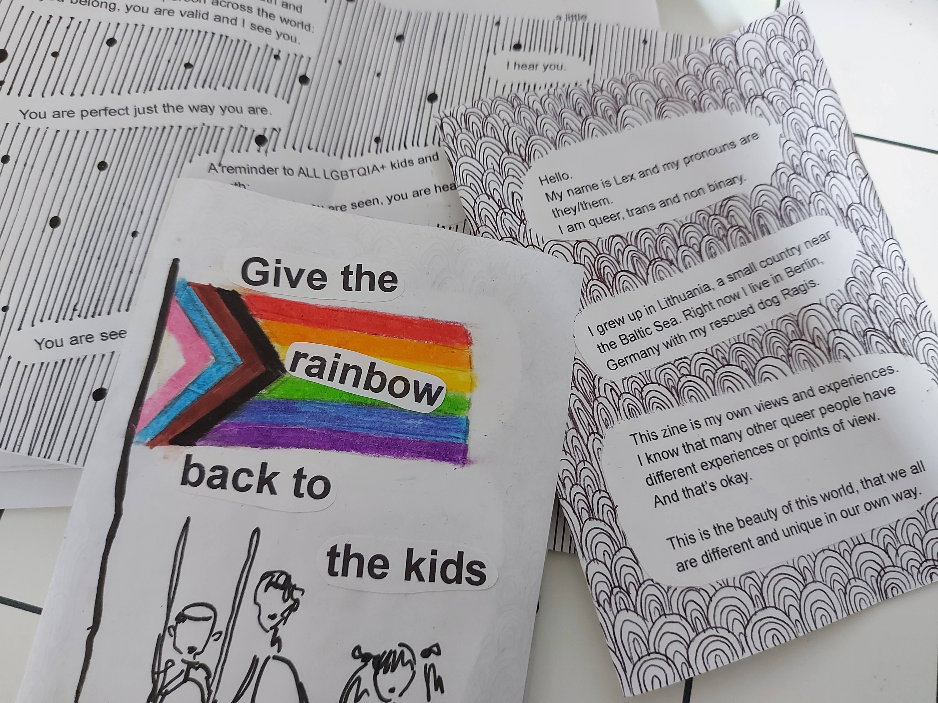 Zine: Give The Rainbow Back To The Kids | Etsy