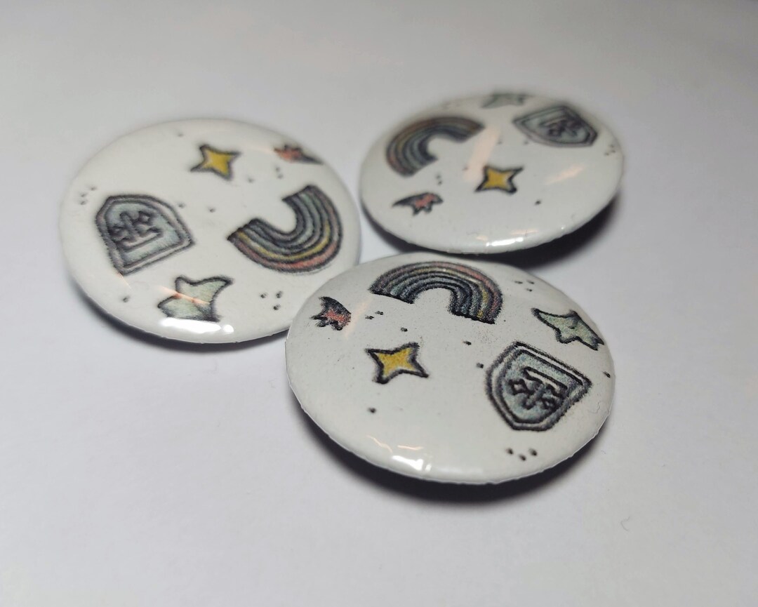 Heartstopper Inspired - Pin Badge Button - Etsy
